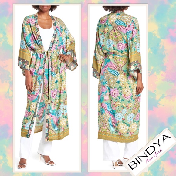 Bindya | Kimonos & Yukatas | Lulla Collection By Bindya Ornate Belted ...